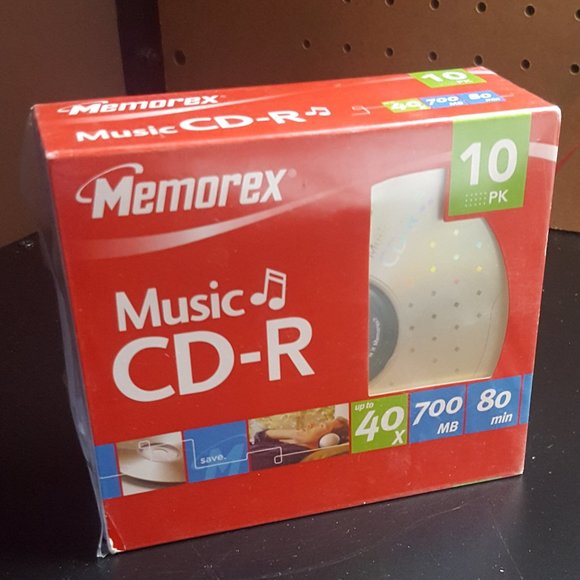 Memorex | Media | Music Cds Recordable Cdr New In Pkg Count | Poshmark